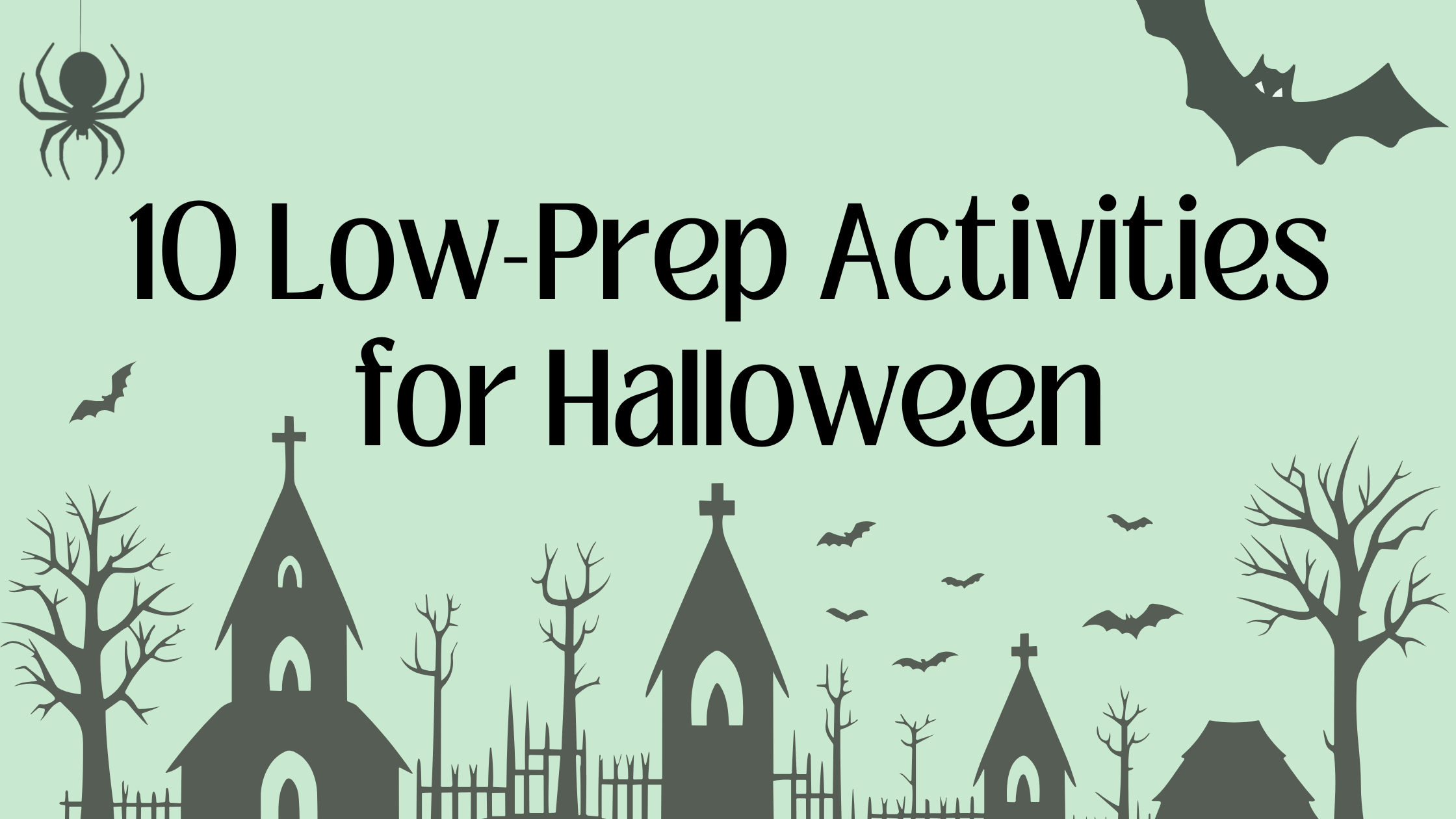 10 Low-Prep, Halloween-Themed Activities for Any Year Level and Subjec ...